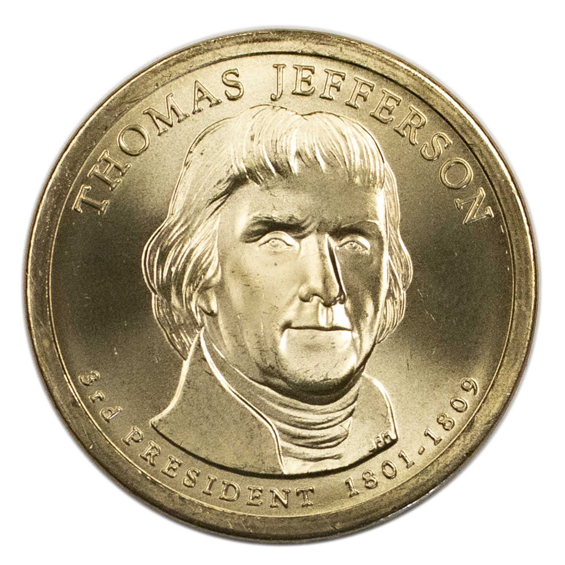 2007 -D Thomas Jefferson Presidential Dollar BU Clad US Coin | eBay UK