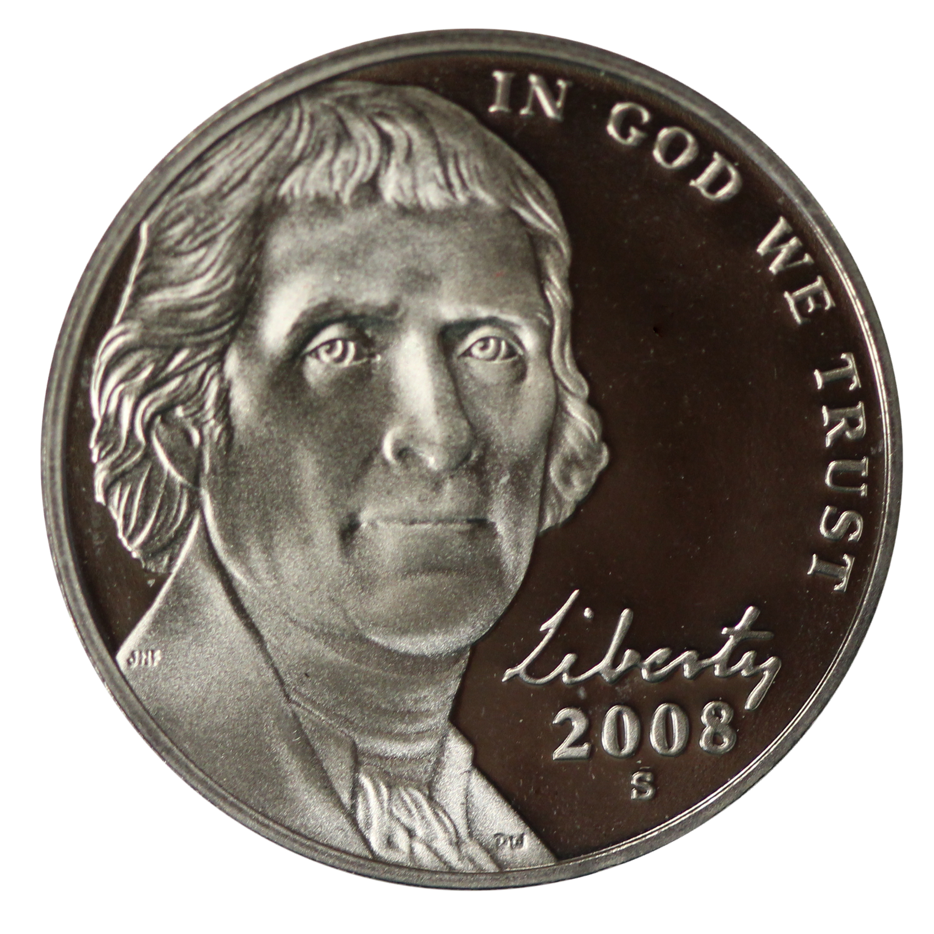 2008 Jefferson Single Nickel 5c Gem Deep Cameo Proof US Coin | eBay