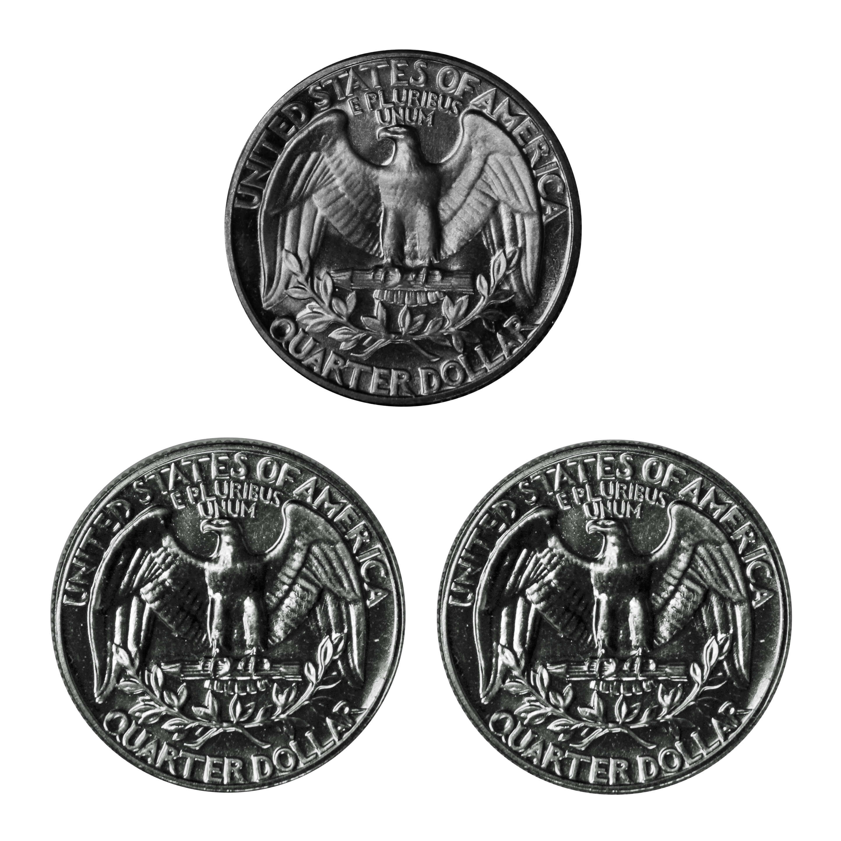 1965 1966 1967 SMS Washington Quarter Gem Run - Special Mint set Coin ...